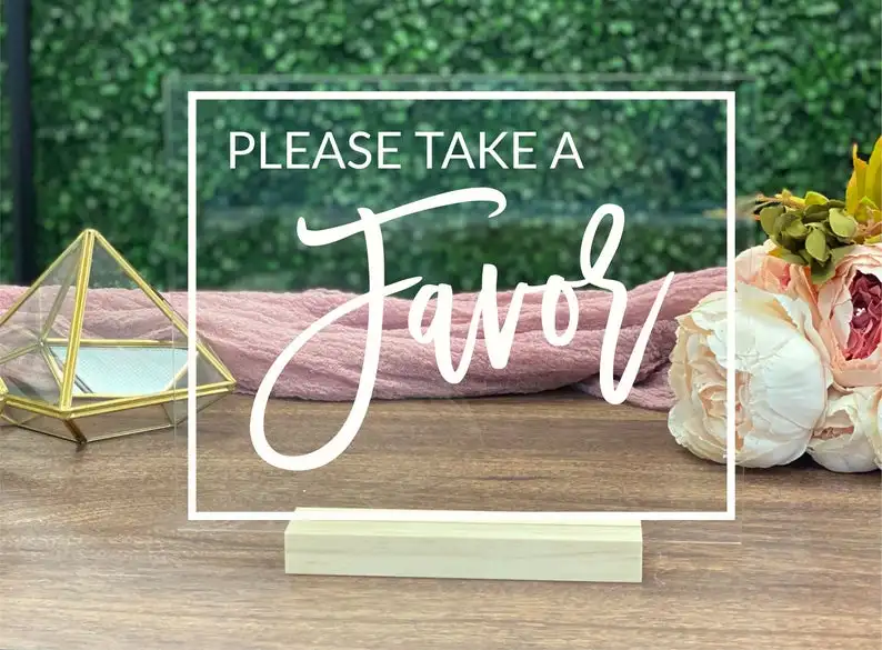 Favors-Table-Sign-Acrylic-Wedding-Sign-Cards-Table-Sign-Gifts-Table ...
