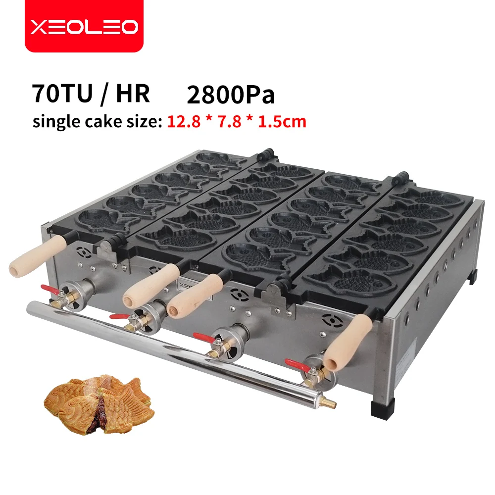 XEOLEO-Taiyaki-Machine-Fish-Shaped-Waffle-Machine-Fish-Cake-Maker-2 ...