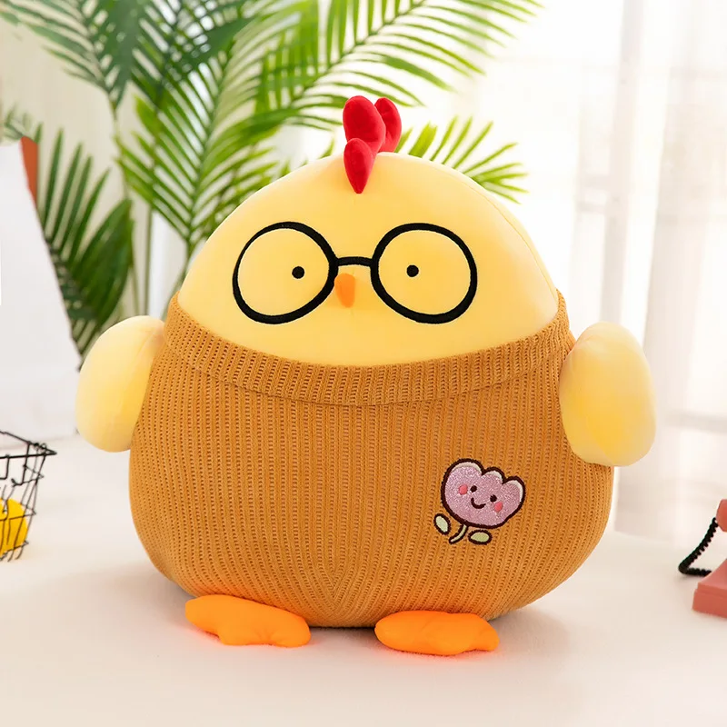 Birthday Gift Little Yellow Chicken Doll Rag Doll Plush Toy Puppet Toys ...