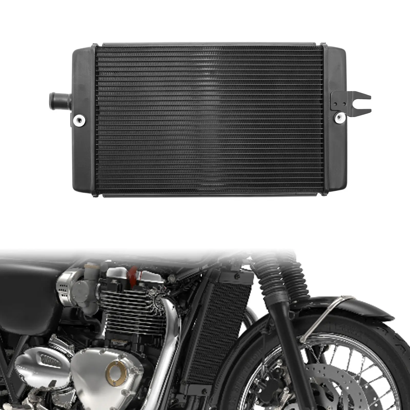 Motorcycle Engine Radiator Water Cooler Cooling system For Triumph 900 ...