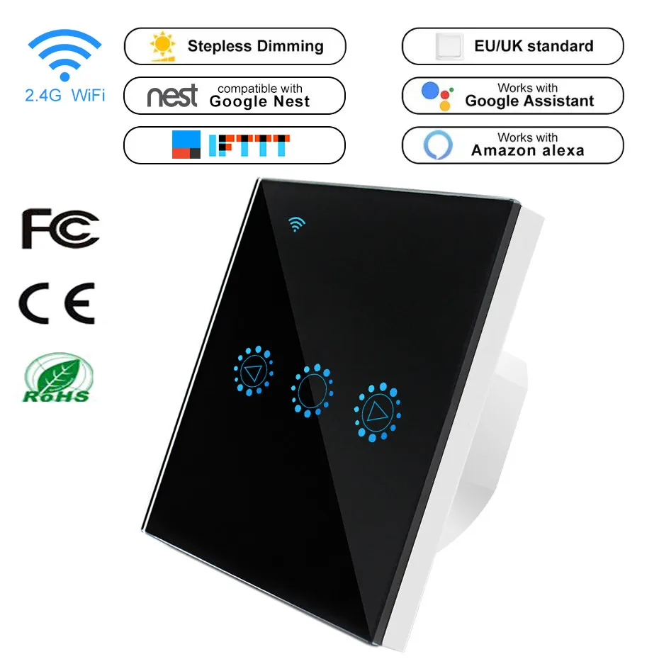 eWeLink-WiFi-Dimmer-Switch-Smart-Light-Touch-Switch-Dimming-Compatible ...