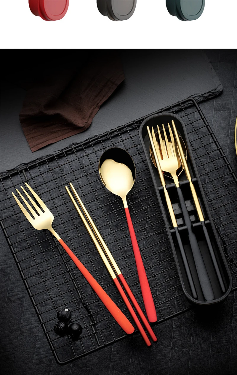 MENAGERE,2--Couverts cuillère fourchette baguettes ensemble vaisselle ...