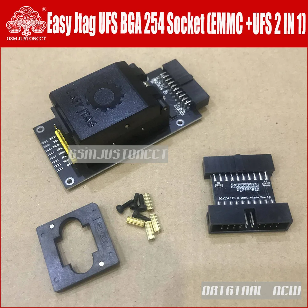 2022 nuevo ORIGINAL fácil Jtag más UFS BGA 254 Socket / EMMC 254(EMMC ...
