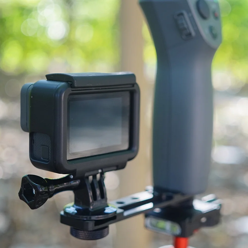 Handheld cardan estabilizador titular tripé l suporte para dji gopro ...