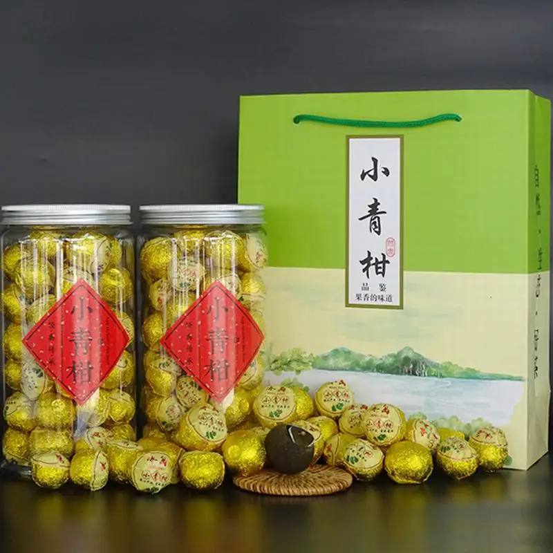 Aged Fujian Xiaoqinggan Authentic Small Green Mandarin Orange Ripe Pu ...