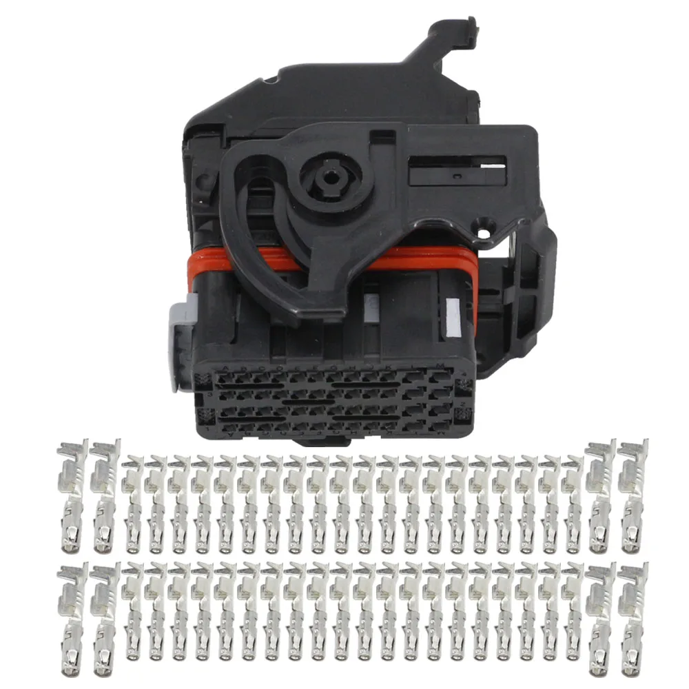 1 Set 48 Pin Auto Wire Harness Cable Connector Female Pcb Plug With ...