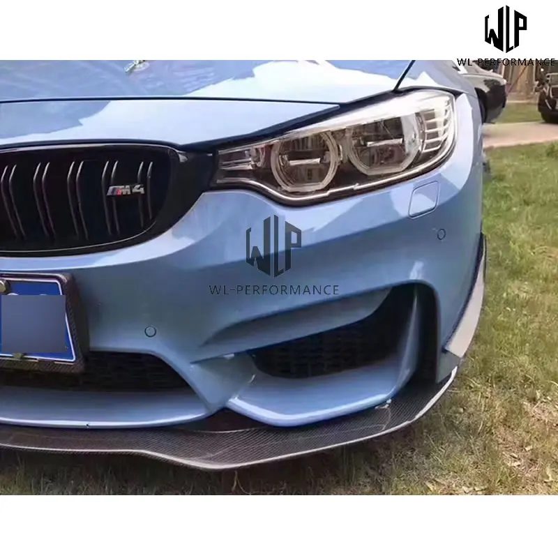 F80 M3 F82 M4 Carbon fiber Car body kit front lip rear diffuser side ...