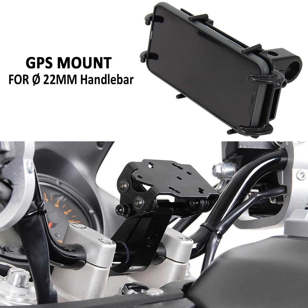 NEW-Motorcycle-22MM-Mount-Mobile-Phone-Navigation-Bracket-ADV-F700 ...