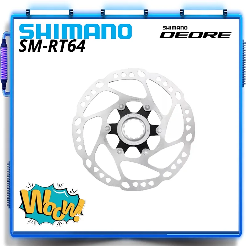 SHIMANO DEORE SM-RT64 CENTER LOCK Disc Brake Rotor 220/203/180/160 MM ...