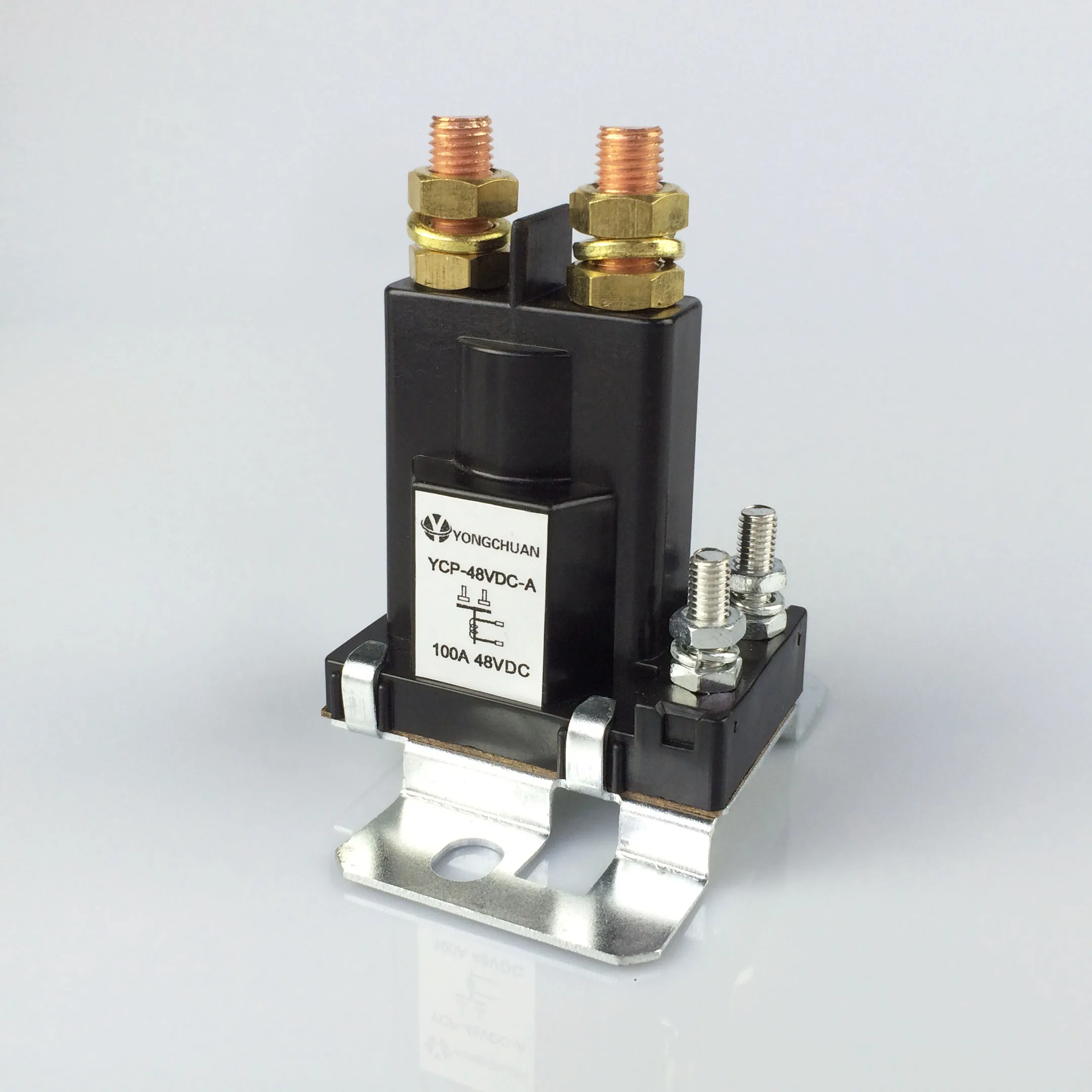 100A 48VDC DC Contactor Double Action 48V ขนาดใหญ่รีเลย์แม่เหล็กไฟฟ้า ...