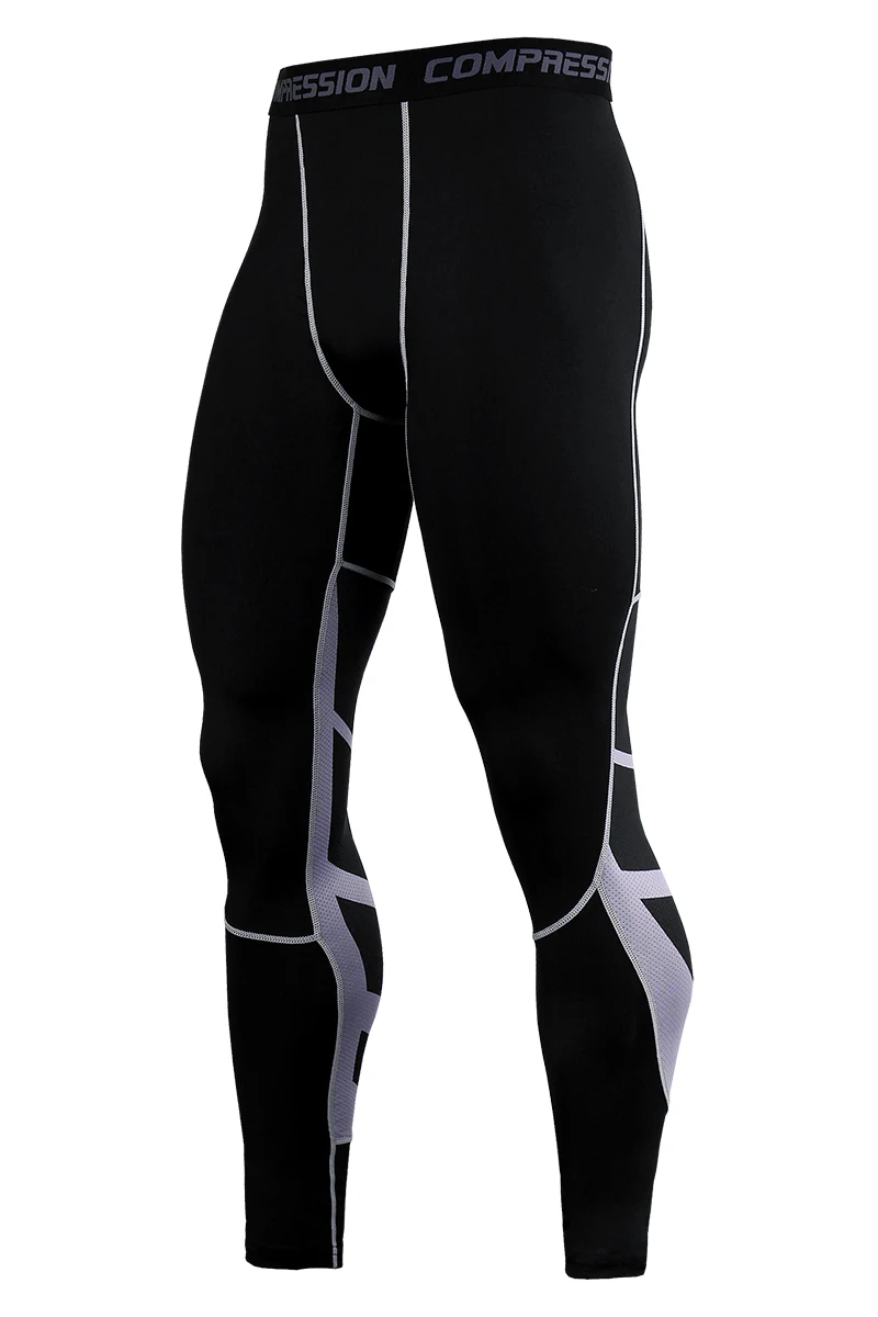 Compression Pants Men Training Fitness Sports Running Tights Gym ...