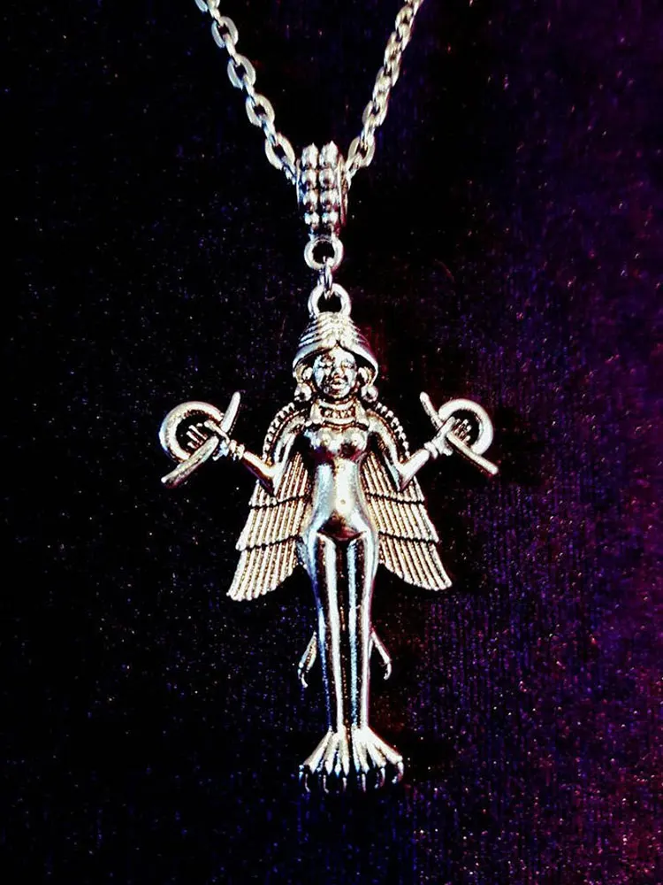 Lilith | Inanna | Ishtar Pendant Necklace - Ereshkigal sumerian ...