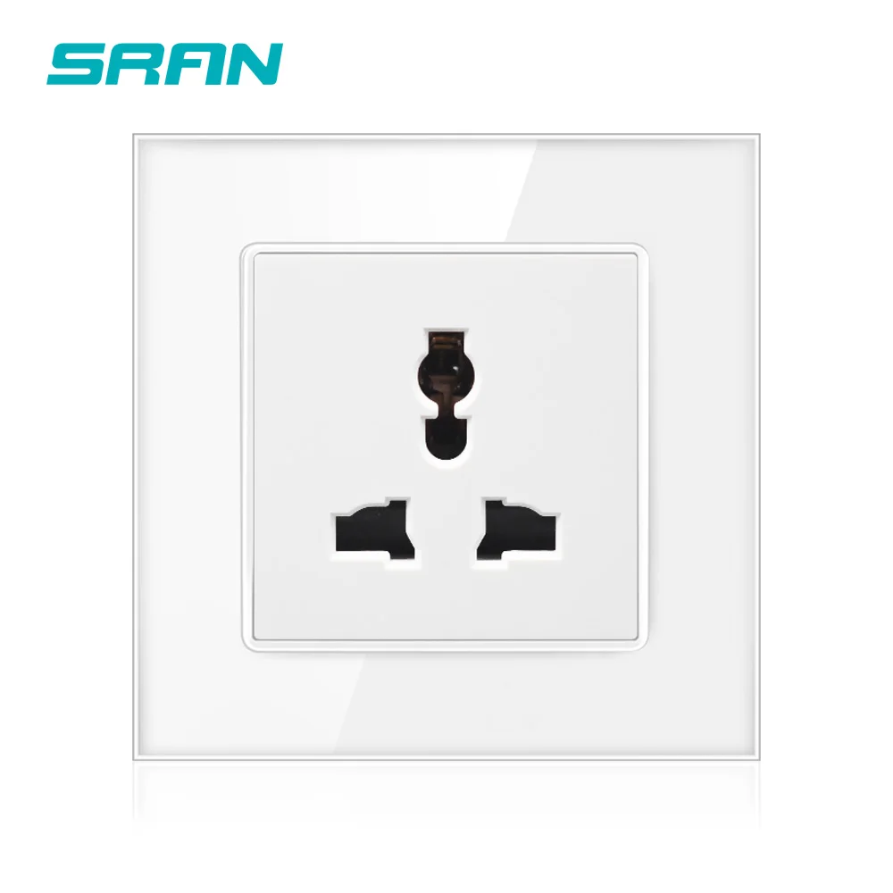 Sran Tempered Glass Panel Universal Uk Standard Socket, Function Key ...