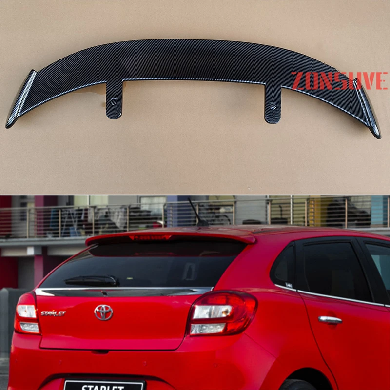 For 2020 2021 Toyota Starlet Spoiler ABS Plastic Hatchback SUV Roof ...