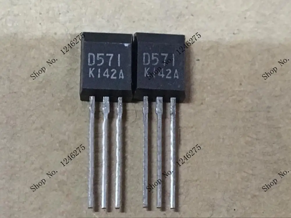 1 개/몫 2SD571 D571 TO 92L 100% 새로운 원본|교체부품&액세사리| - AliExpress
