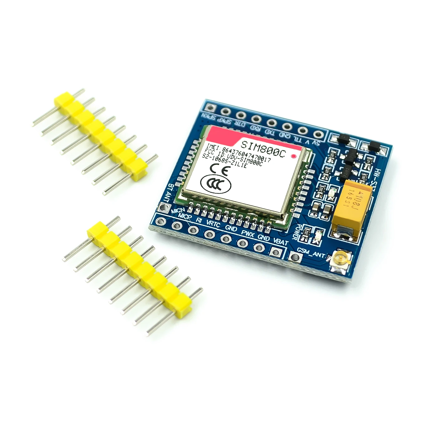5V 3.3V SIM800C GSM GPRS Electronic PCB Board Module TTL Development ...