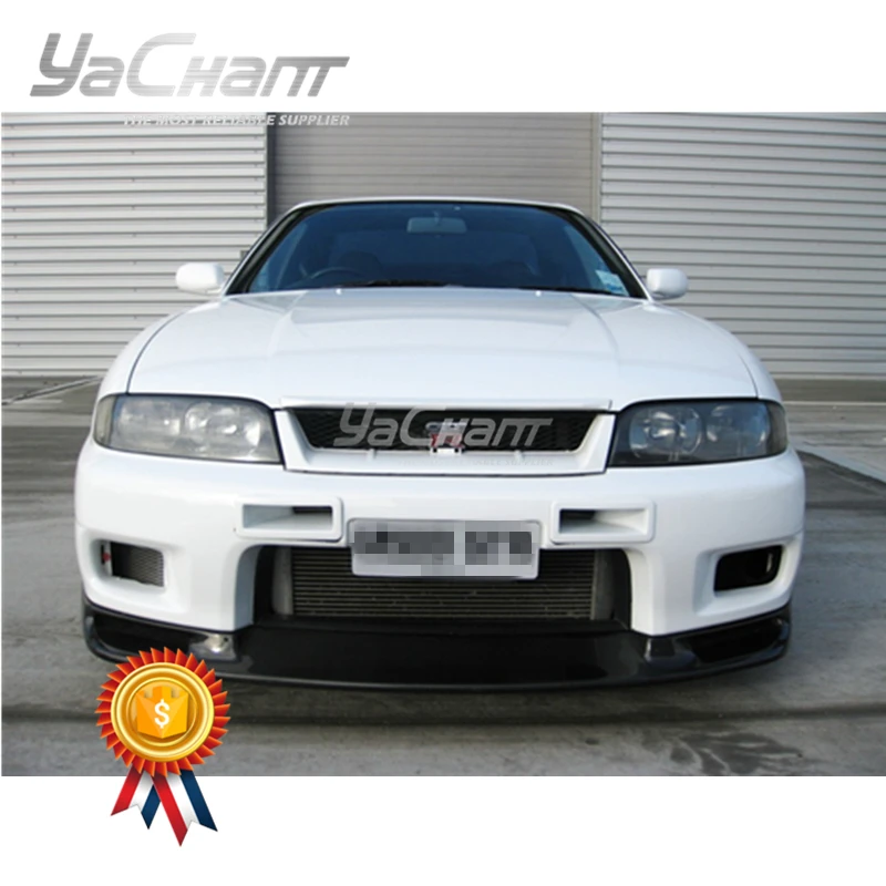 Car-Styling-FRP-Fiber-Glass-Front-Lip-Fit-For-1995-1998-Skyline-R33-GTR ...