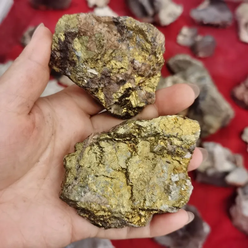 Raw Gold In Rock