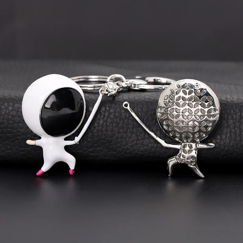Creative Sports Fencing Villain Keychain Three-dimensional Fencer Club ...