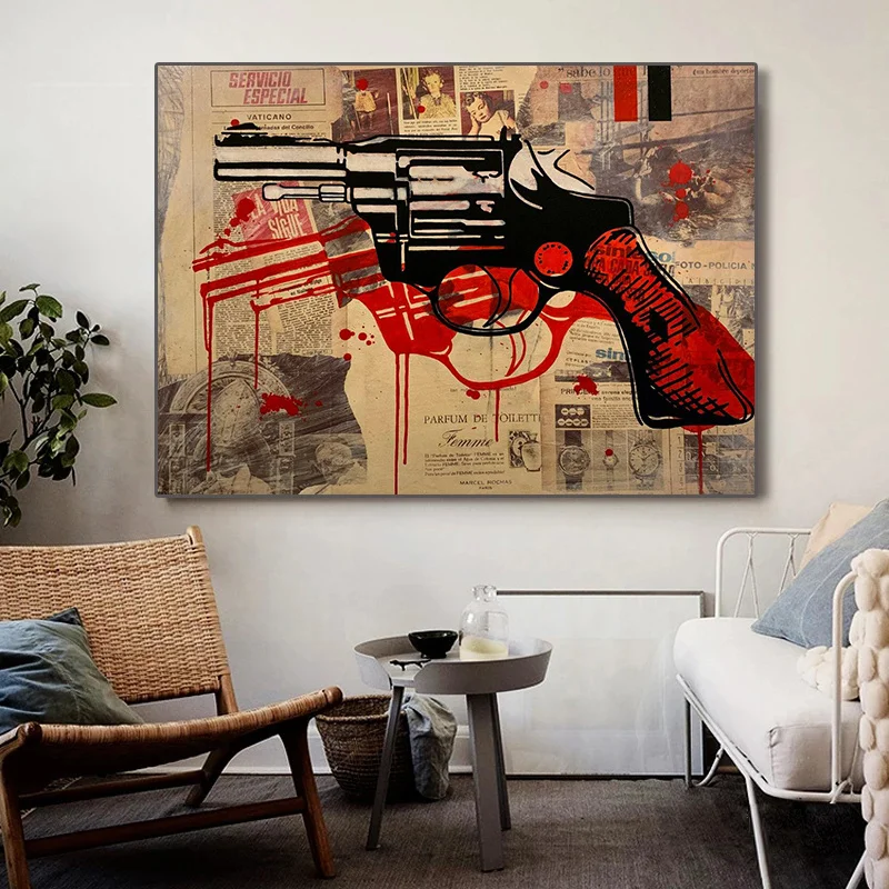 Abstract Gun Painting