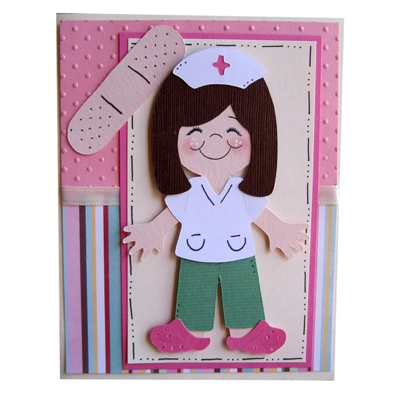 Nurse Metal Cutting Dies 2020 New Scrapbooking Craft Die Cutting ...