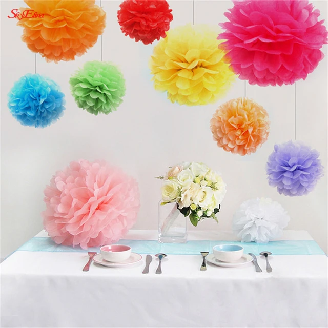 Tissue Paper Centerpieces