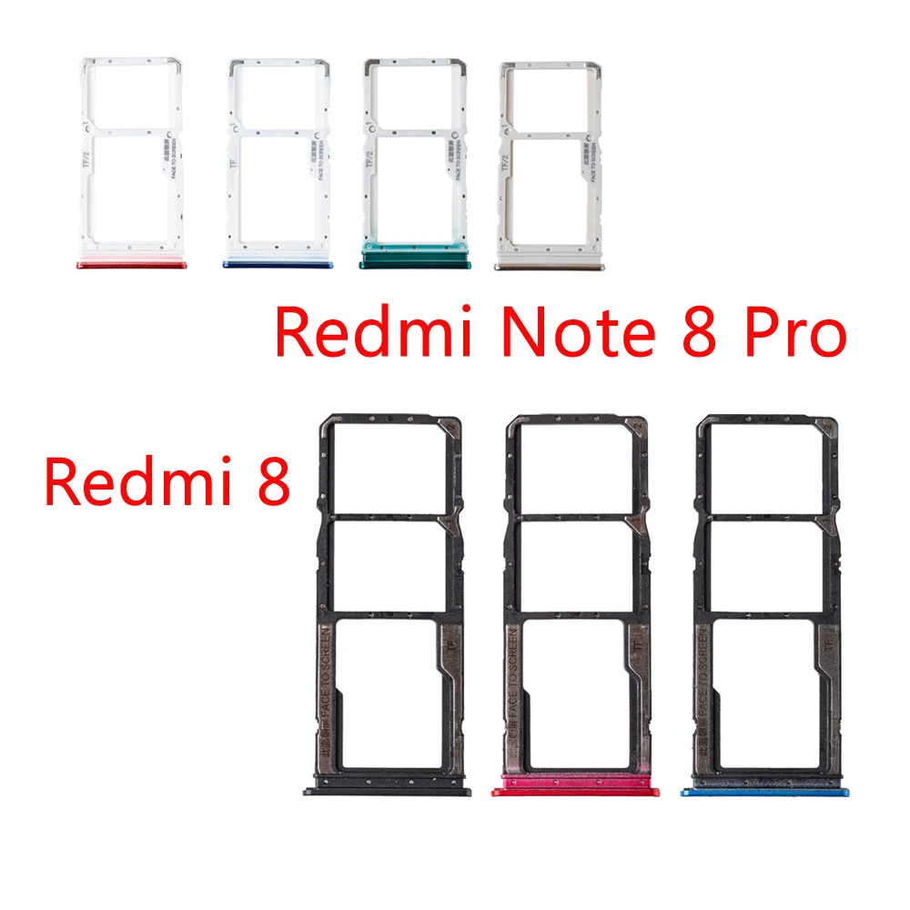 For Xiaomi Redmi Redmi 8 Note 8 Pro Sim Tray Sim Holder Micro Sd Card ...