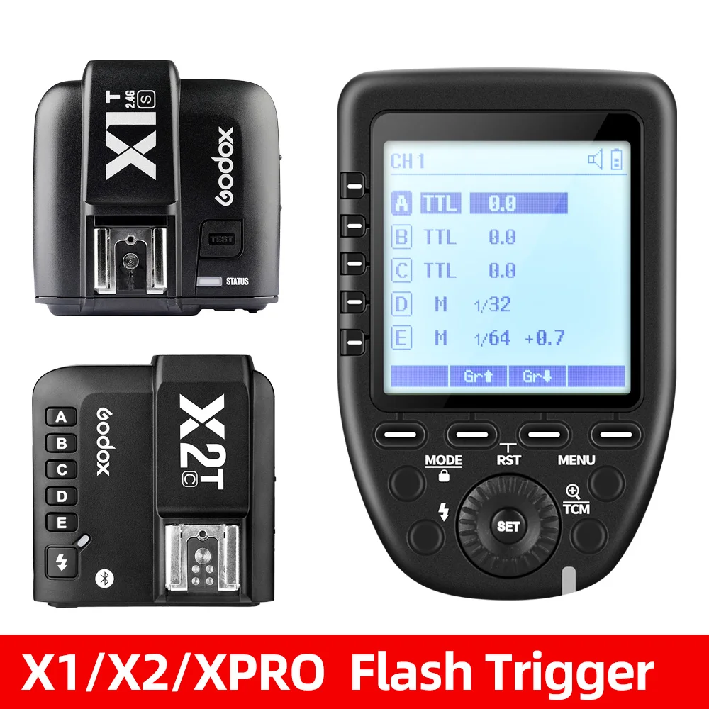 Receptor-sem-fio-Godox-Flash-Gatilho-Canon-Sony-C-mera-DSLR-Nikon-X1T ...