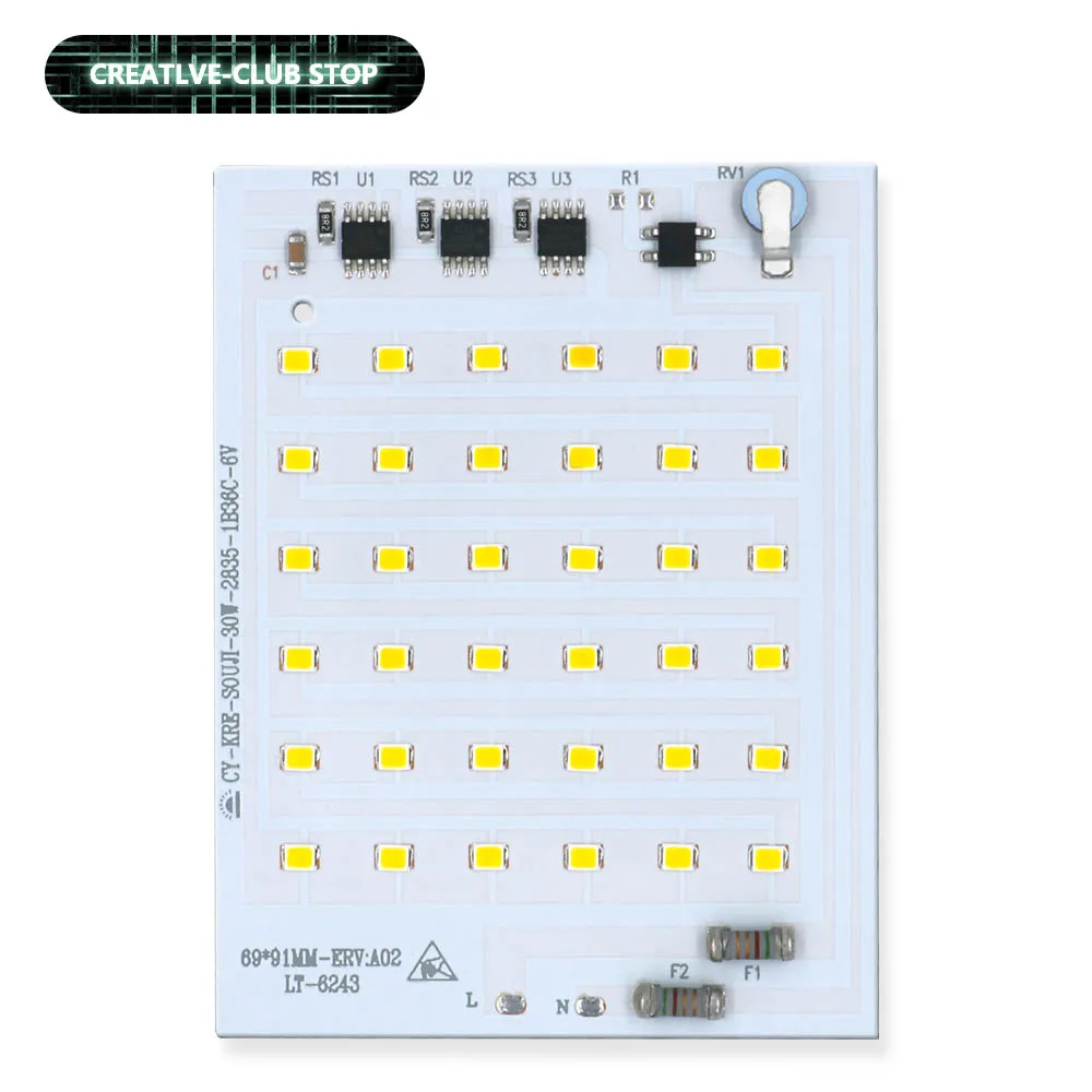 Smart IC LED Chip 10W 20W 30W 50W 100W 3500K Lamp Beads High Power LED ...