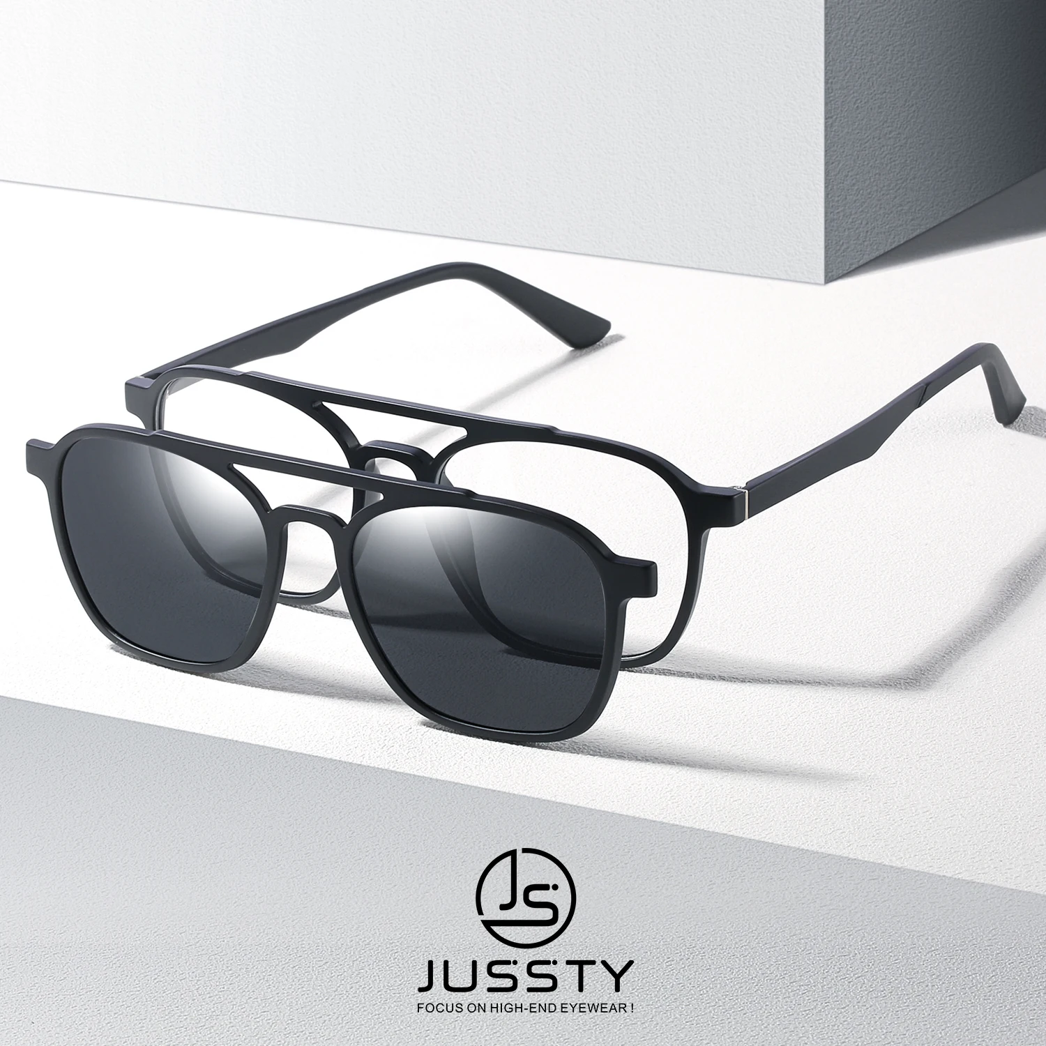 Gafas graduadas progresivas para hombre, lentes de sol con Clip ...