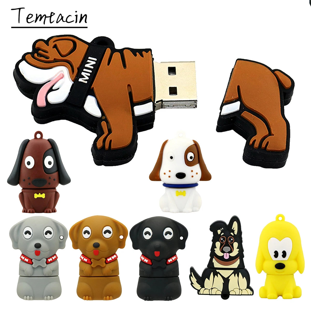 Pen Drive Cartoon Mini Bulldog Pug Labrador Dogs Usb Flash Drives 8gb ...