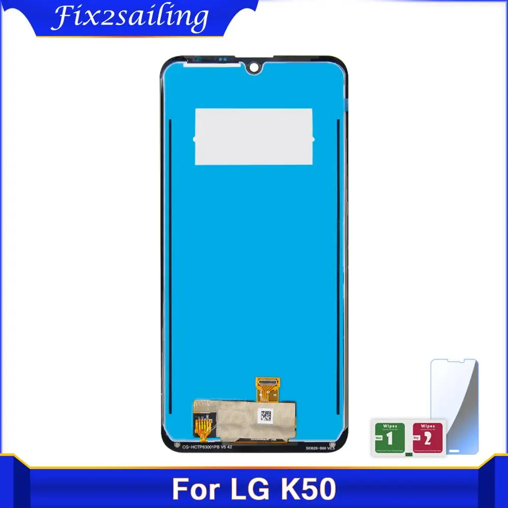 LG K50 Q60 LMX520BMW LMX520EMW / K12 Max LCD 디스플레이, 터치 스크린 디지타이저 어셈블리 ...