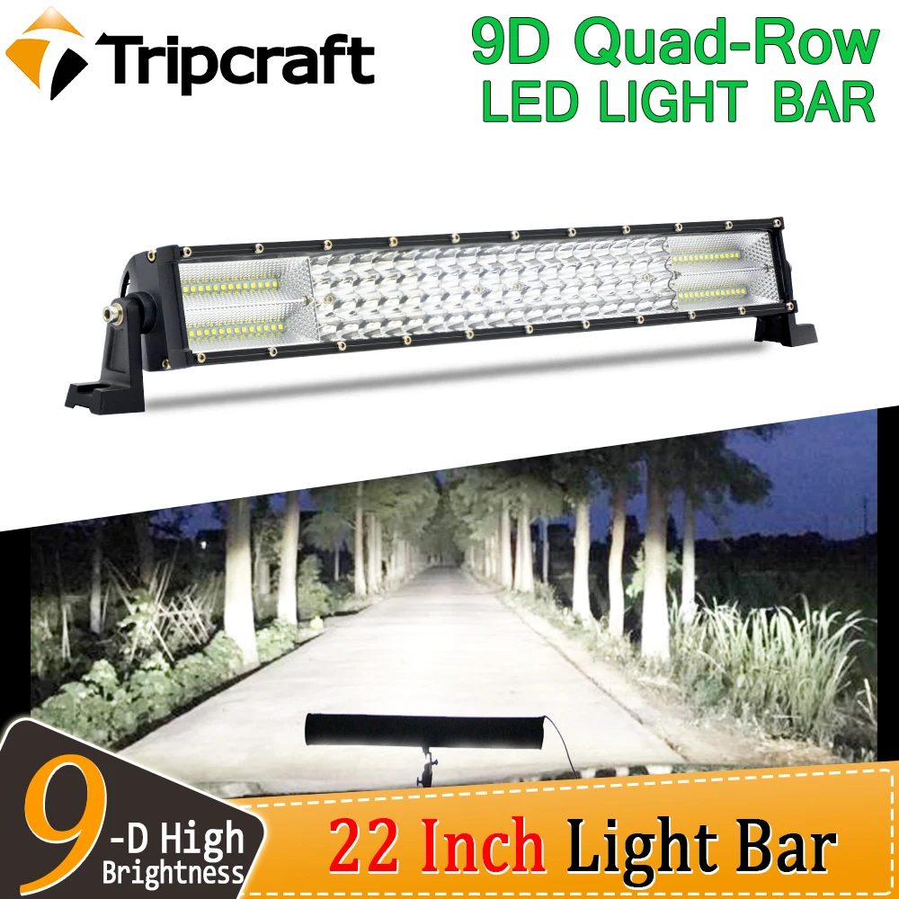 Tripcraft Quad-row 22inch Straight Led Light Bar Offroad 4row Led Work ...