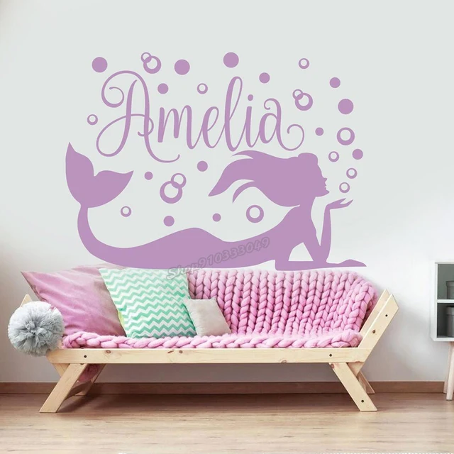 Nombres De Calcomanías De Pared Vinilo Decorativo Pared, Nombre