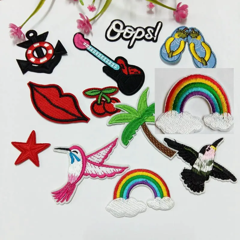 12pcs Cartoon Stickers For Clothes Children Patches For Clothing ...