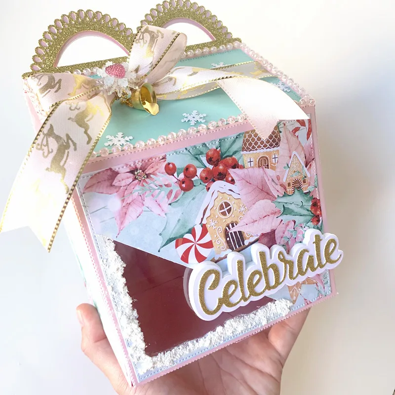 Happy Lunch Box Metal Cutting Dies Stencils for DIY Scrapbooking photo ...