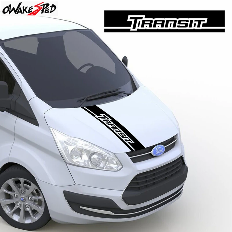 Ford Transit Custom Vinyl Bonnet Decal Stripe Electronics & Accessories ...