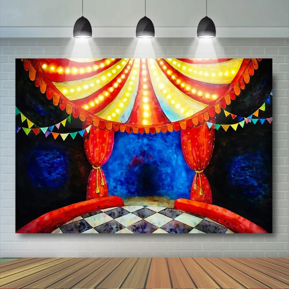 Circus Stage Backdrop