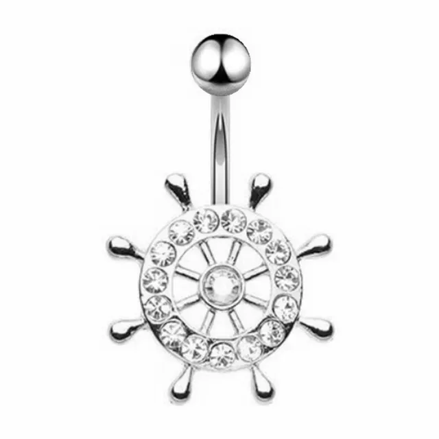 Cute Anchor Belly Button Rings