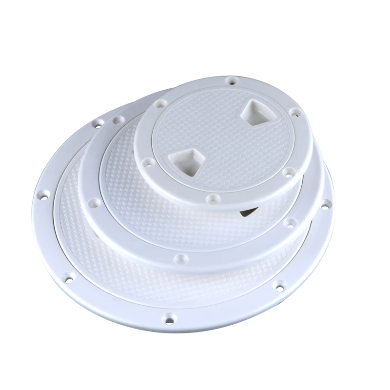 ABS-Round-Hatch-Cover-White-4-6-8-Deck-Plate-Non-Slip-Deck-Inspection ...