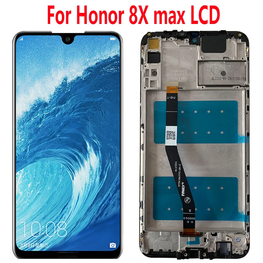 7.12"Original For Honor X8 Max LCD Touch Screen Digitizer Assembly ...