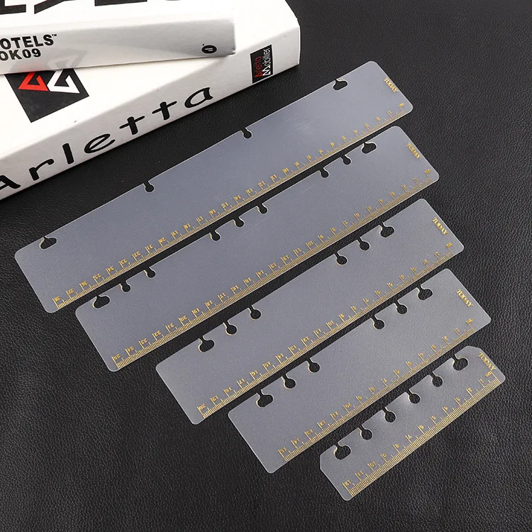 2022-Notebook-planner-ruler-2pcs-set-template-A4-A5-A6-A7-B5-gold ...