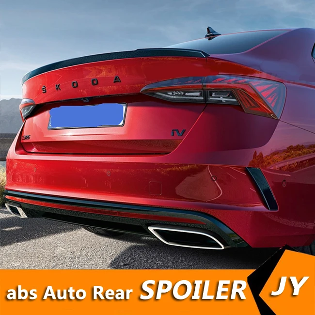 For Octavia Spoiler 2021-2022 Skoda Octavia Sedan Spoiler Rs-k Abs ...