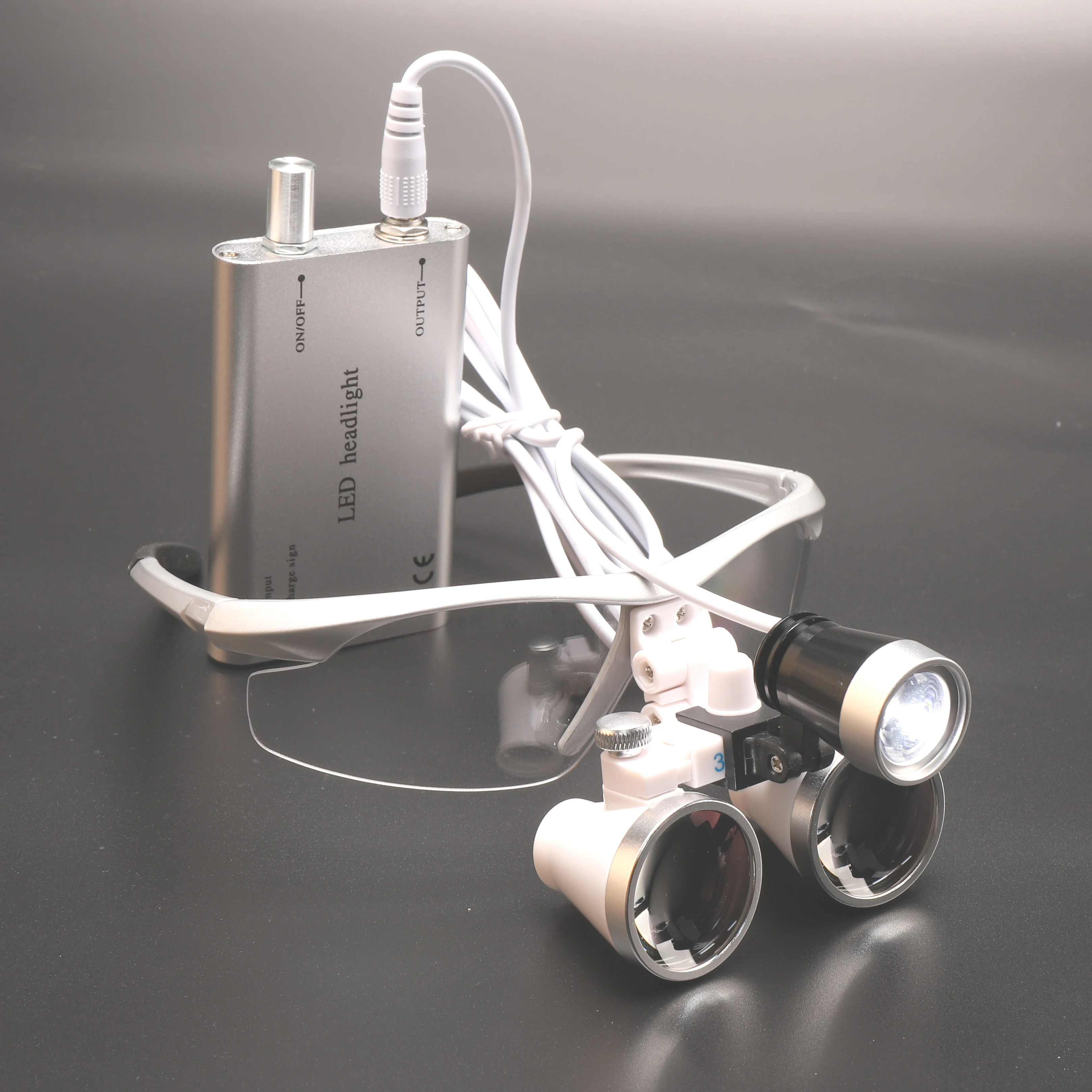 Surgery-LED-Lamp-with-3-5-X-420-MM-Medical-Magnifier-Binoculars-Optical ...