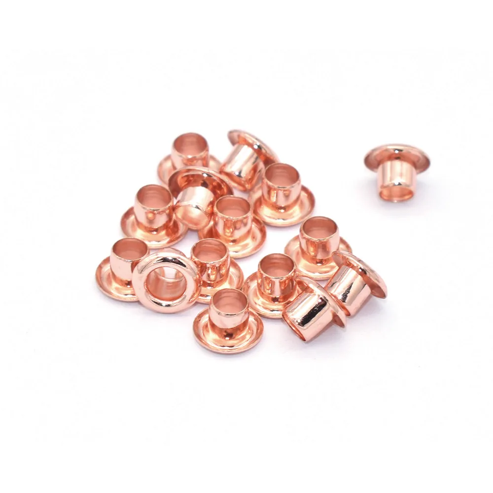 100pcs-3mm-Rose-Gold-Hole-Eyelet-Purse-Handbag-Leather-Craft-Supplies ...