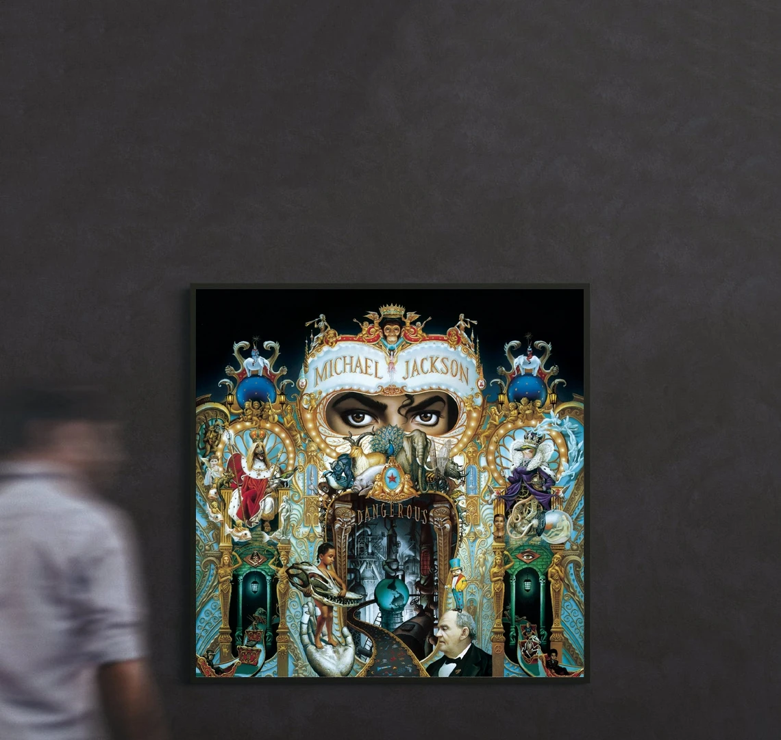 Michael Jackson Dangerous Album Art