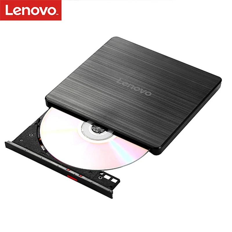 Lenovo 범용 USB 외장 광학 드라이브, CD DVD RW, 읽기 및 기록, 레코딩 플레이어, 데스크탑, 노트북용, 연결 ...