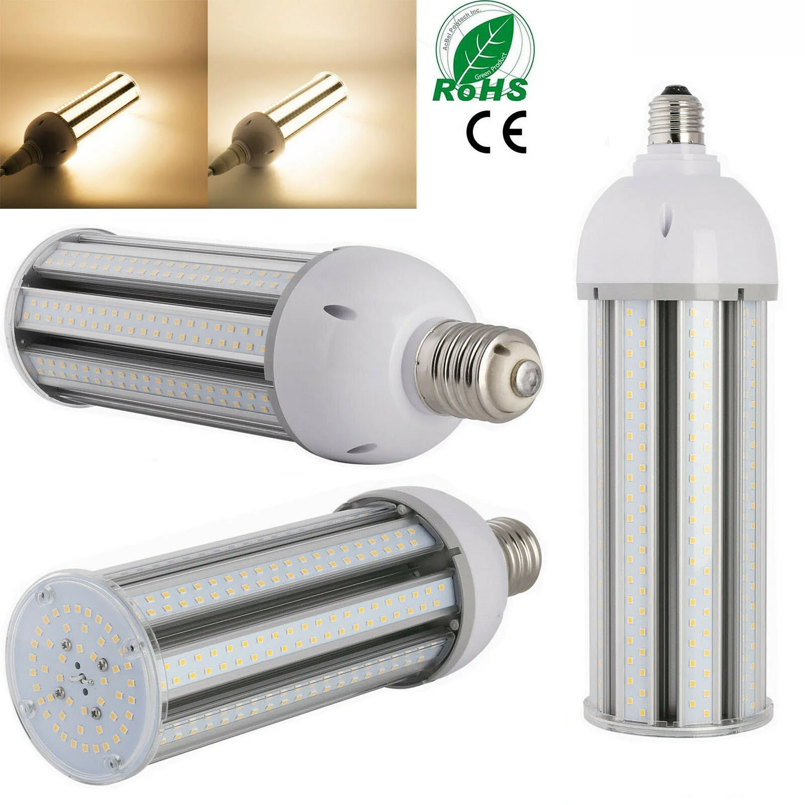 E26 E27 E40 E39 LED Corn Bulb 40W 45W 50W 55W 65W 75W Lights Lamp IP64 ...