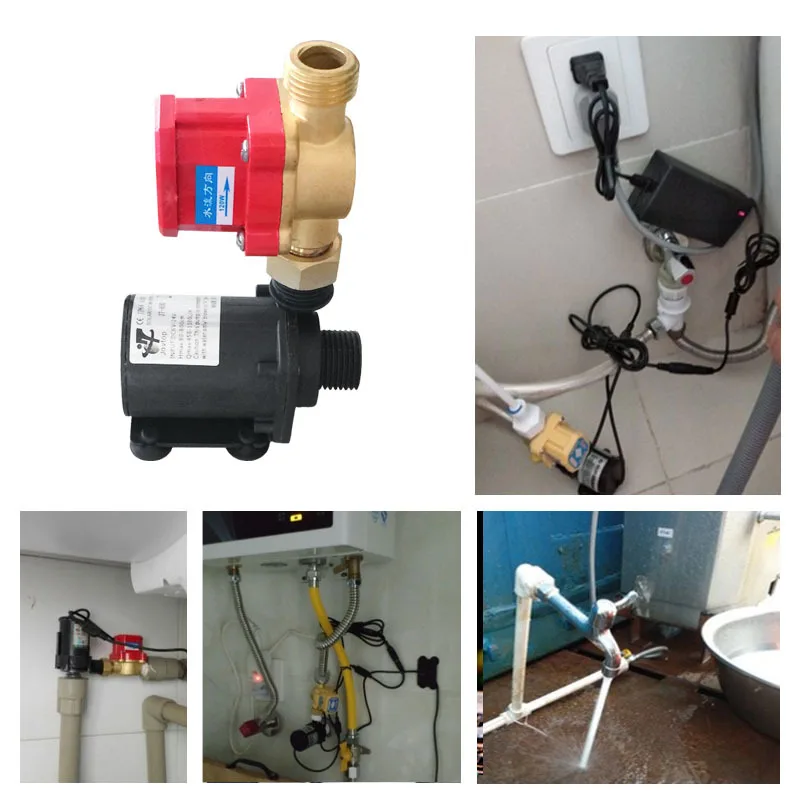 24V DC Multi-function Brushless Booster Pump Water Flow Switch Booster ...