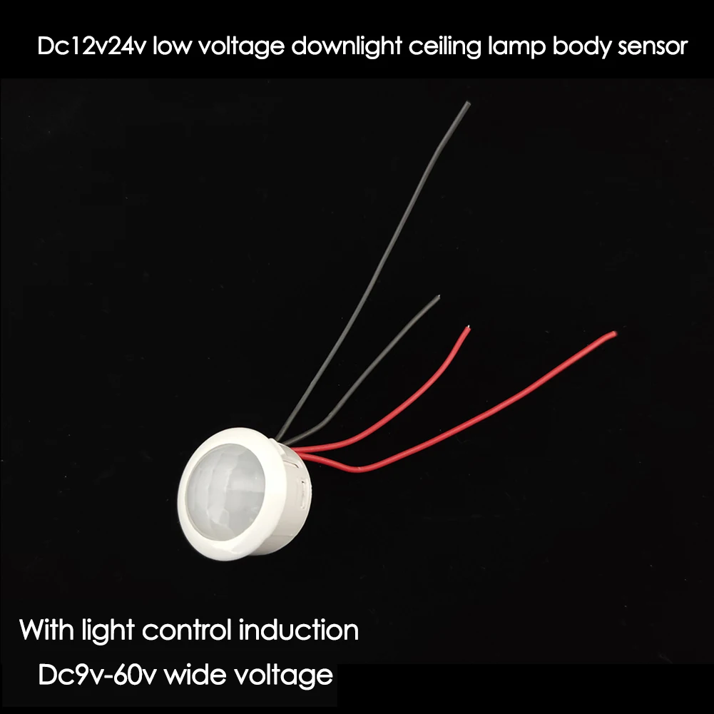DC 12V 24V Wiring Infrared Sensor Ceiling Lamp Human Body Induction ...